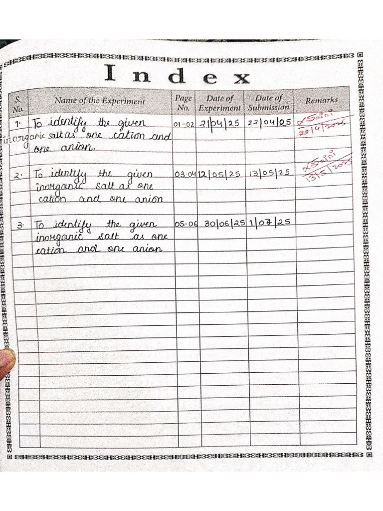 Chemistry Experiment 3 | PDF