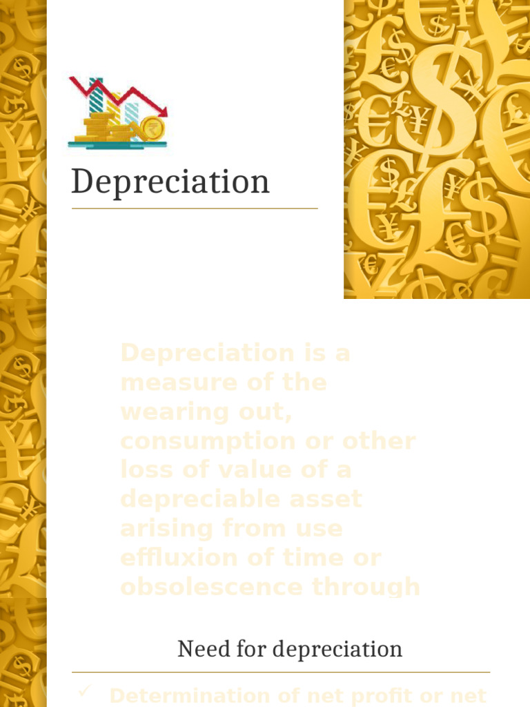 Presentation On Depreciation | PDF
