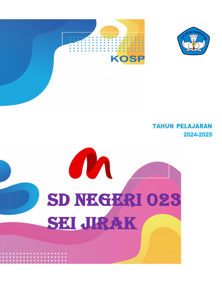 Kurikulum Operasional SD 023 Sei Jirak 2024 | PDF
