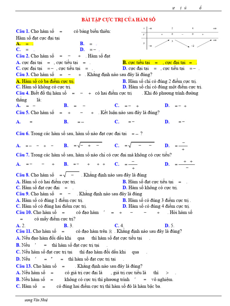 Baitap Cuctri Hamso | PDF