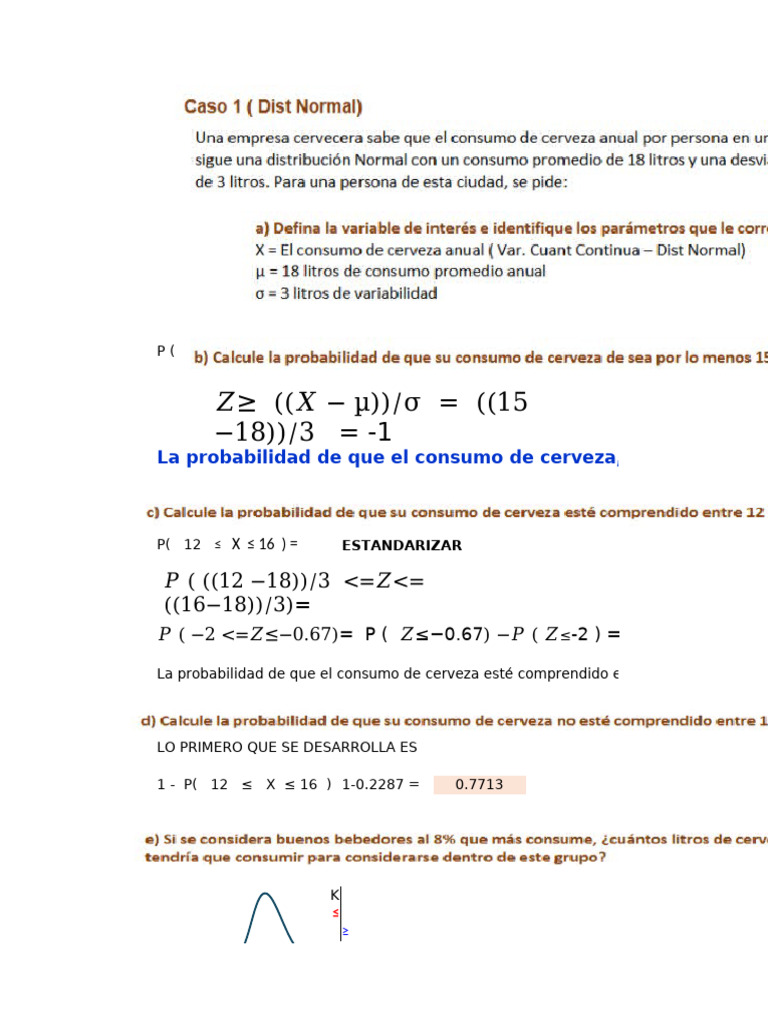 Ejercicio de Dist Normal 27 05 | PDF