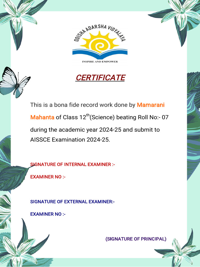 Mama Certificate-Wps Office | PDF