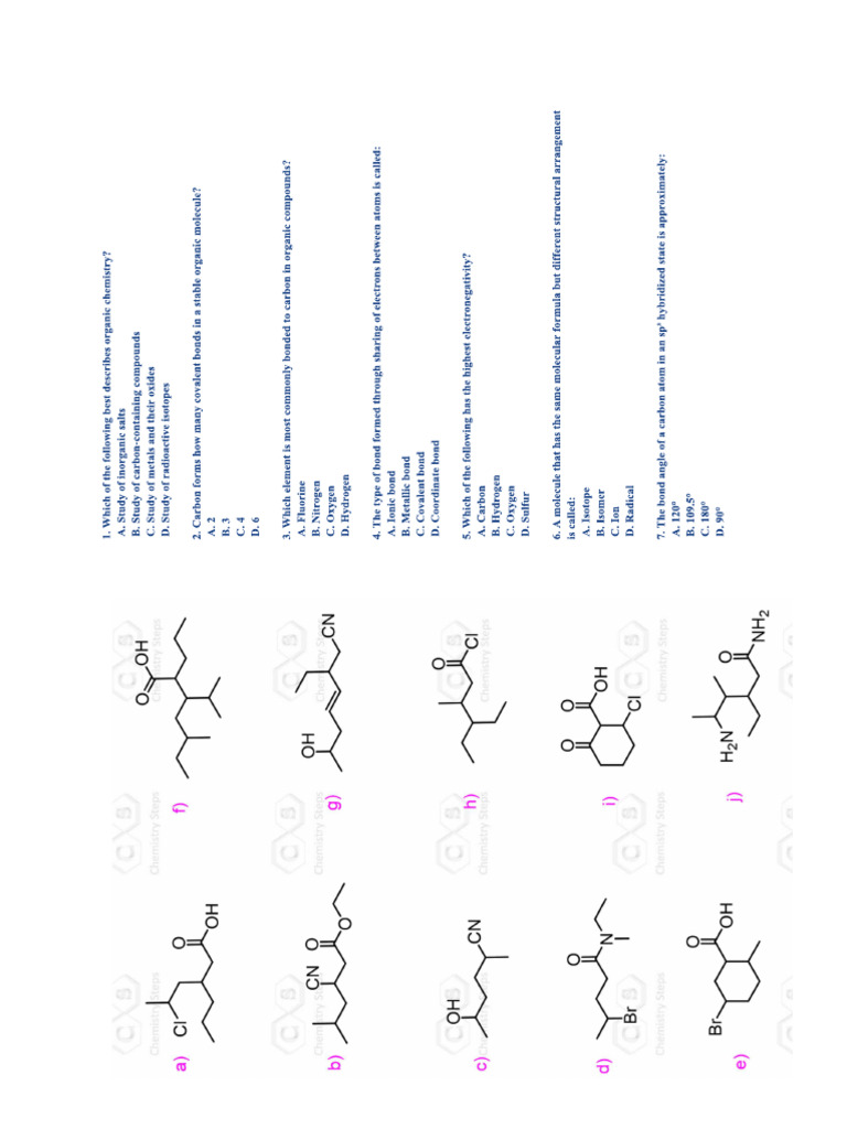 Midterm Orgchem | PDF