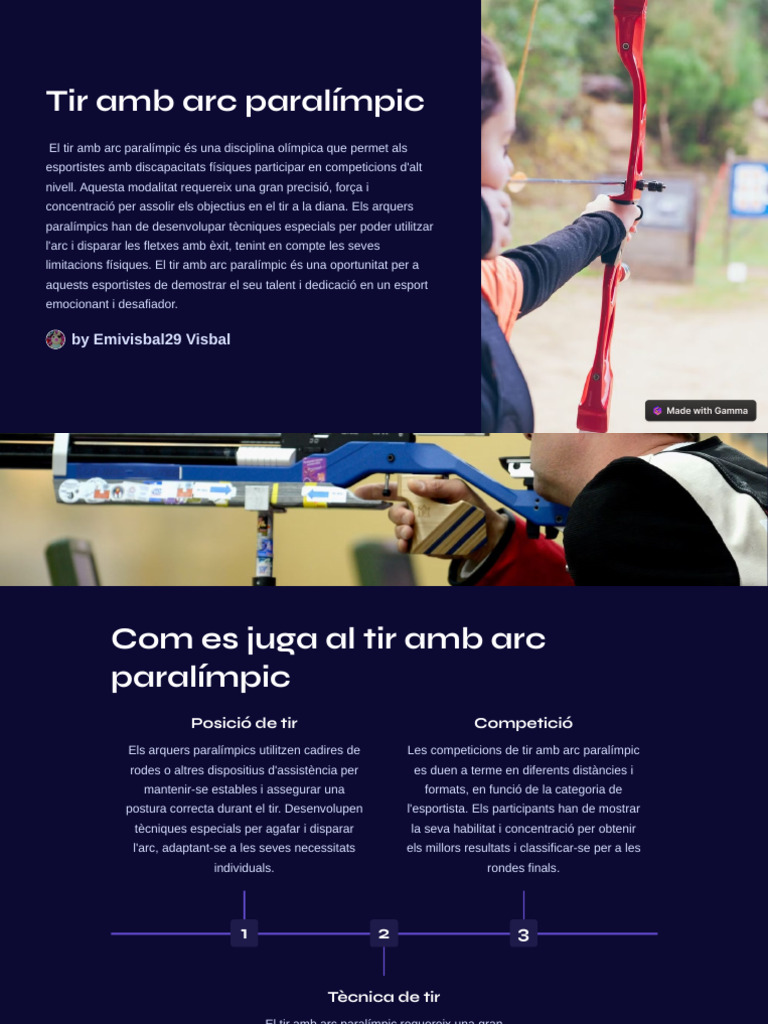 Tiro con arco paralímpico | PDF