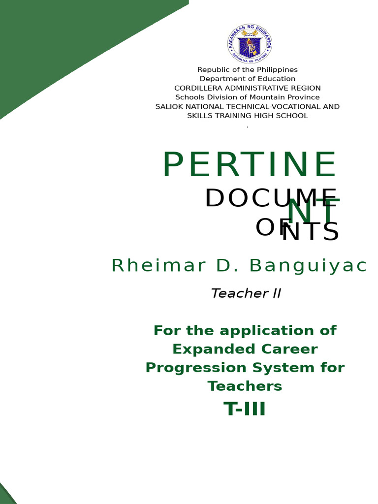 Cover Page and Table of Contents | PDF