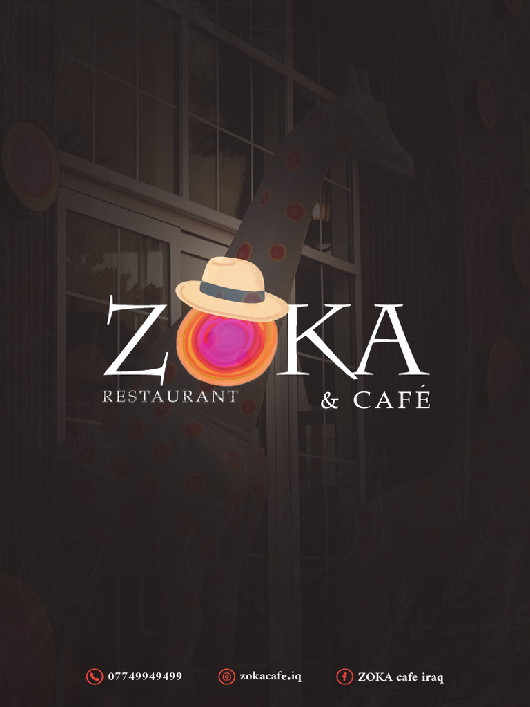 ZOKA Cafe Iraq Zokacaf Iq | PDF | Hamburgers | Drink
