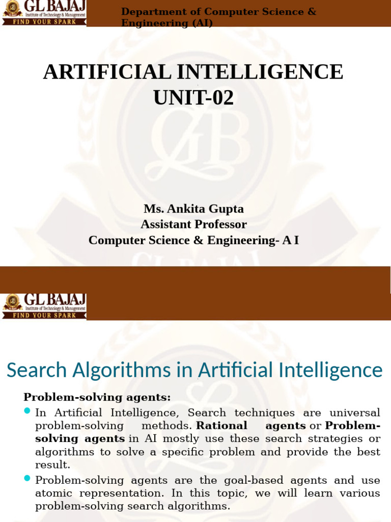 ARTIFICIAL INTELLIGENCE - Unit-2 | PDF | Mathematical Relations ...