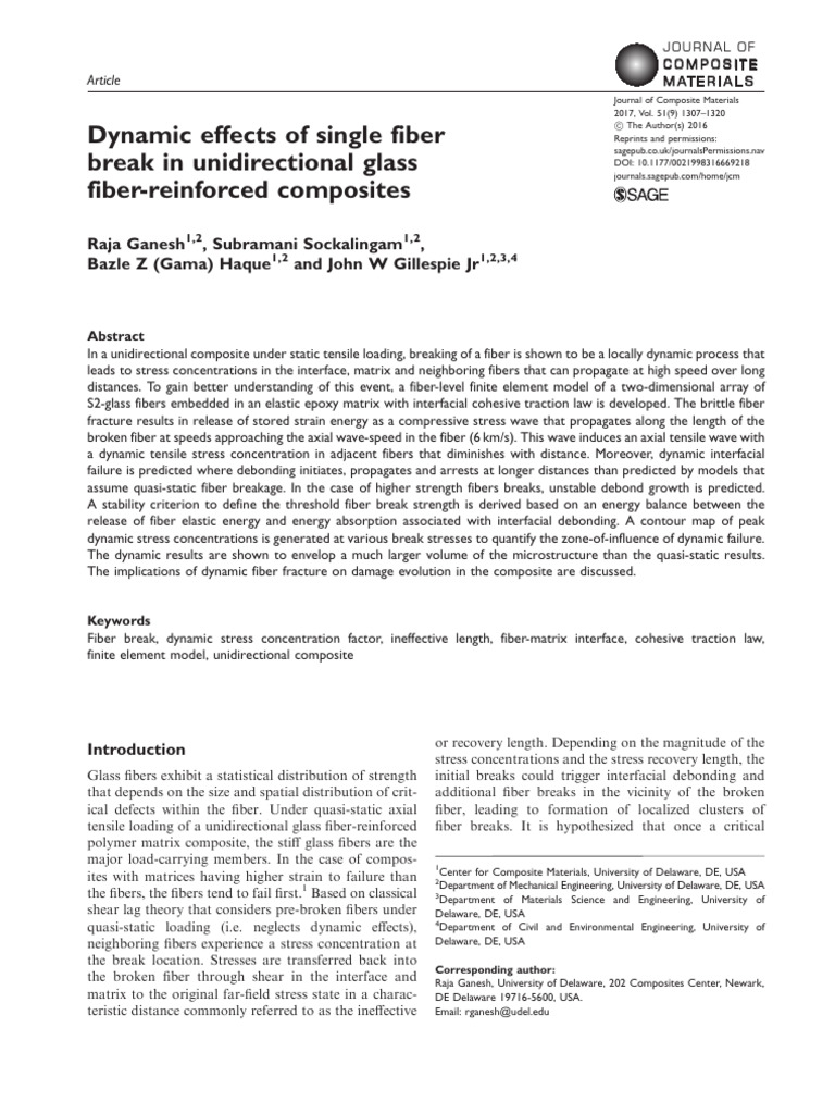 10.1177 - 0021998316669218 Nasa Wing | PDF | Composite Material ...
