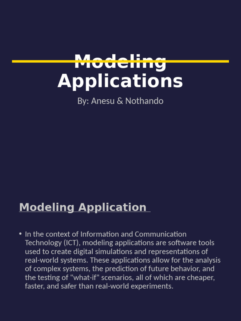 Modeling Application All Themed | PDF | Simulation | Computer Aided Design