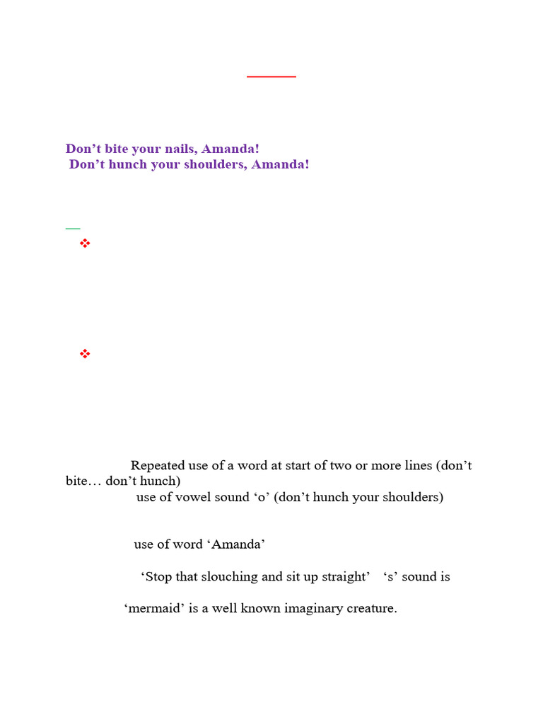 Amanda's Struggles with Expectations | PDF