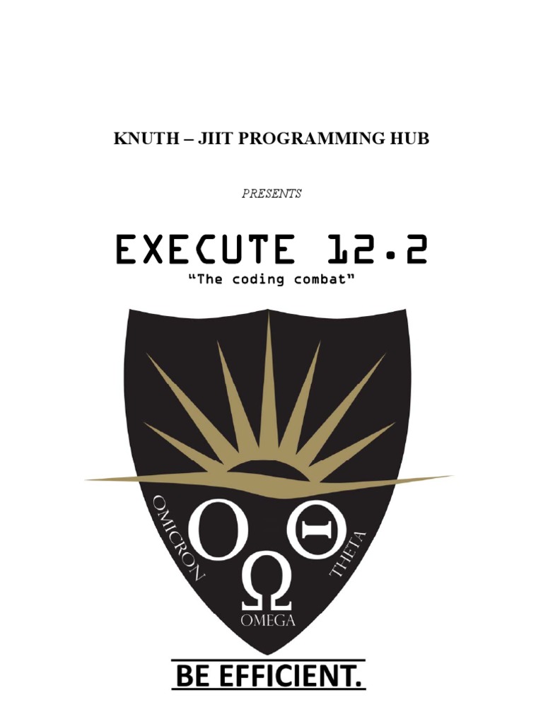 EXECUTE 12.2: Knuth - Jiit Programming Hub | PDF | String (Computer Science) | Teaching Mathematics