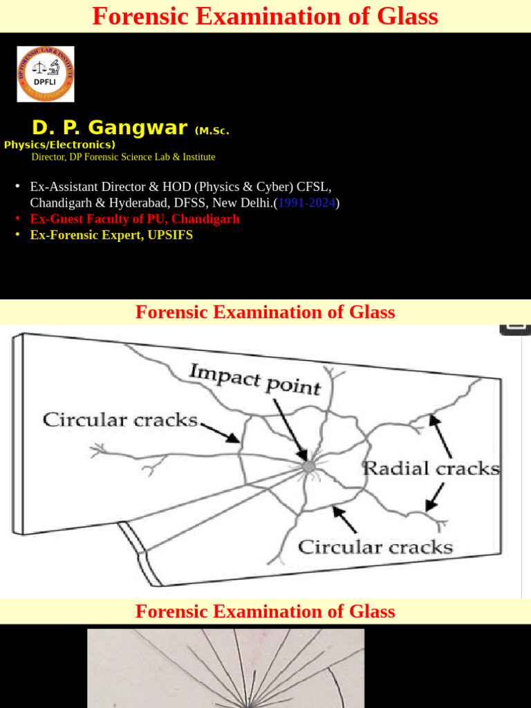Glass Examination 1 | PDF