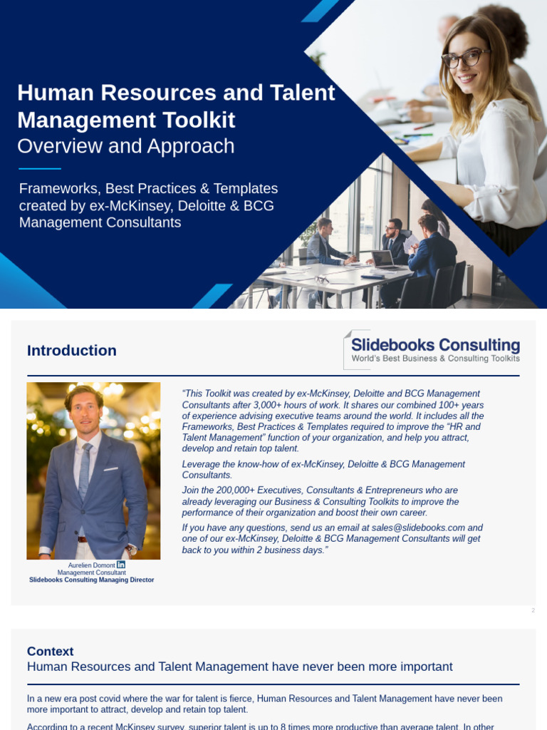 HR and Talent Management Toolkit | PDF | Talent Management | Strategic ...