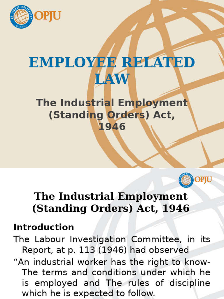 Industrial Employment Act | PDF | Labour Law | Employment