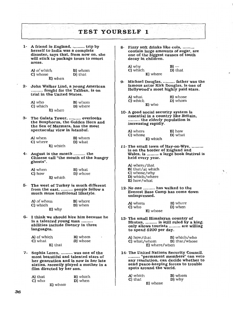 Relative Clauses - Kübra Hanım | PDF