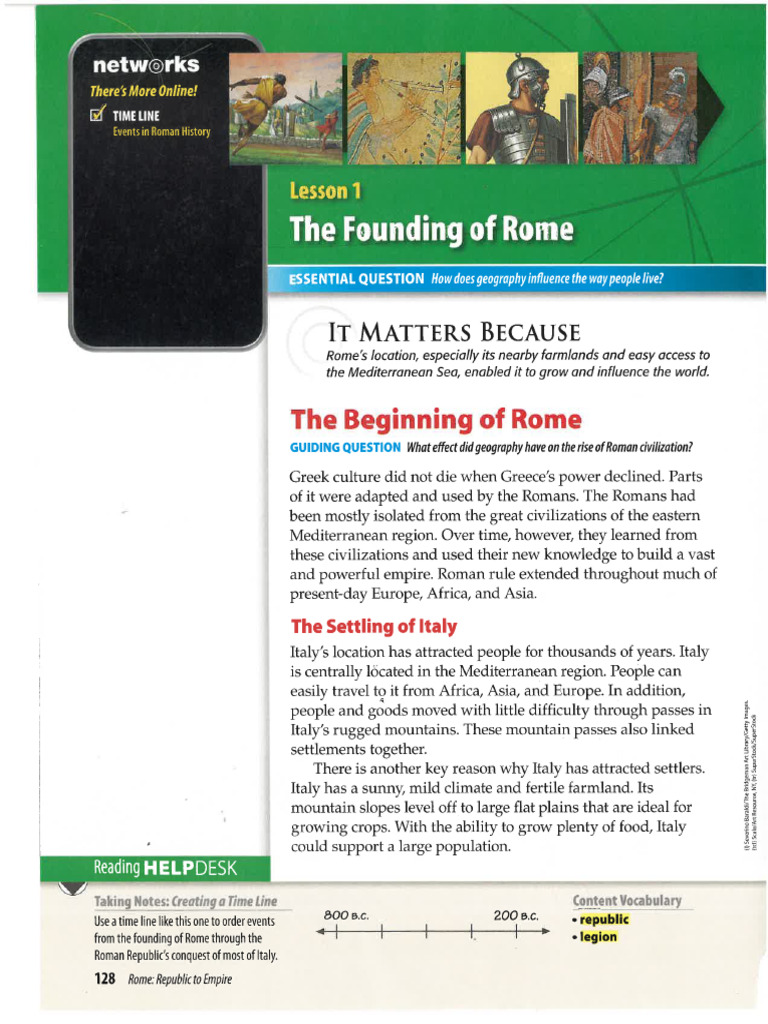 Founding Rome: Early Settlers and Influence | PDF | Ancient Rome ...
