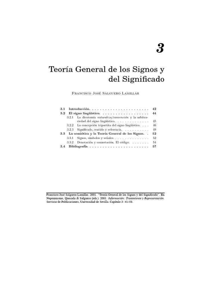 Teoría del Signo y Significado Lingüístico | PDF | Semiótica | Verdad