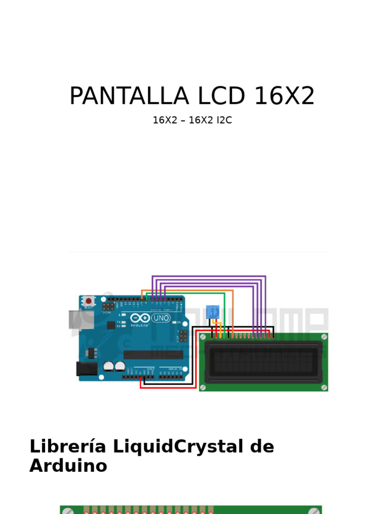 Pantalla LCD 16X2 | PDF