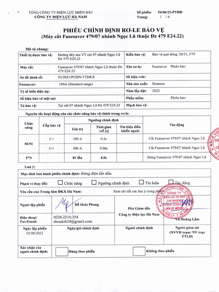 PCĐ MC 479-07 Nhánh Ngọc Lũ Đz 479 E24.22 | PDF