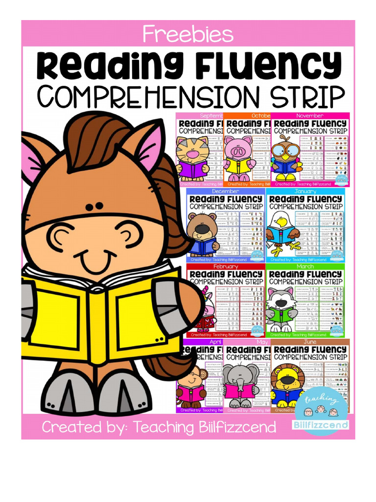 01 - Reading Fluency and Comprehension Sentence Strip | PDF