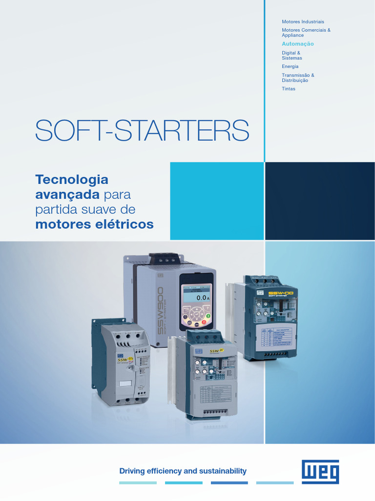 WEG Soft Starters 10525004 Catalogo PT Preview | PDF | Motores ...