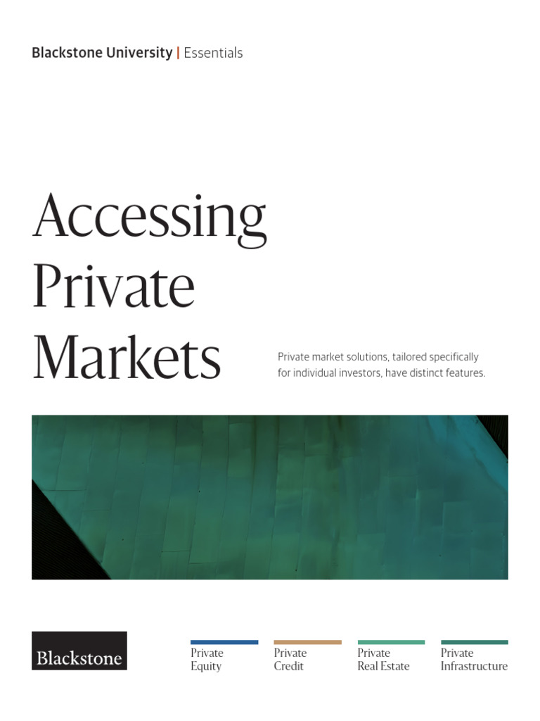 Accessing Private Markets Americas | PDF | Market Liquidity | Investing