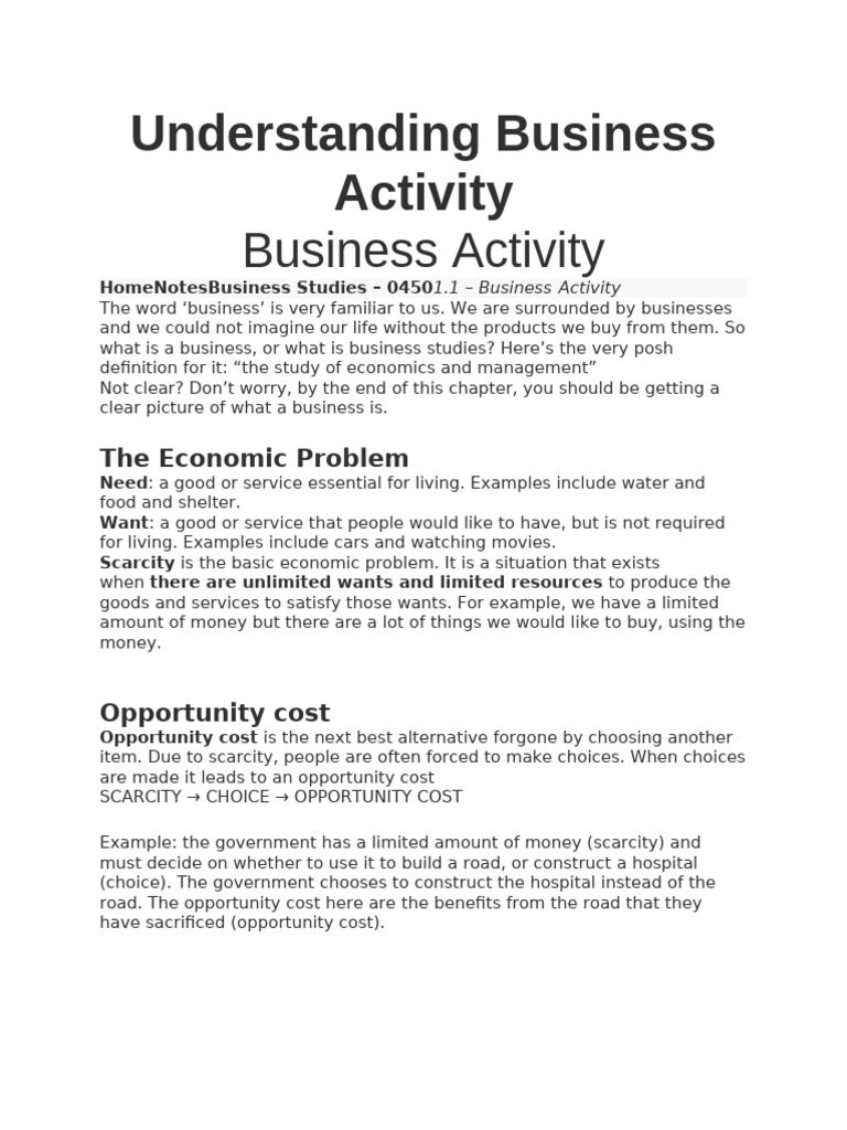 Two Stages of Business Activity Explained | PDF | Franchising | Employment