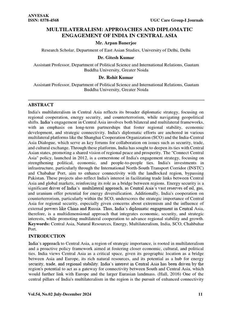 Multilateralism Approaches and Diplomati | PDF | Multilateralism ...