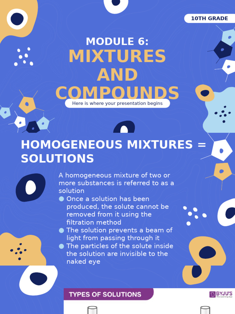 Solutions, Suspension, Colloids SC | PDF