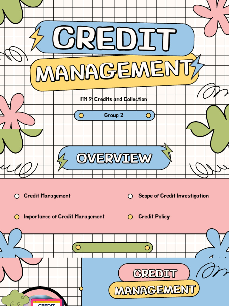 Group 2 Credit Management | PDF | Finance & Money Management | Credit