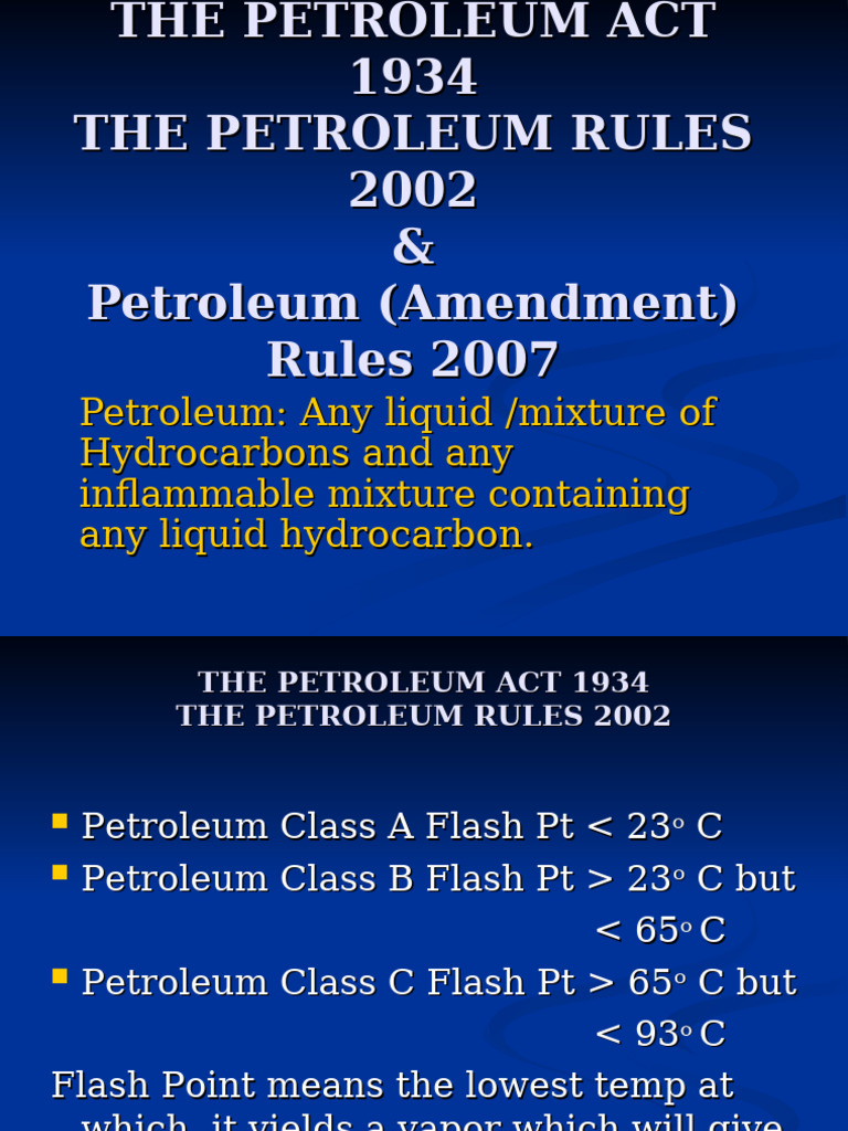 The Petroleum Act 1934 | PDF | Oils | Energy Technology