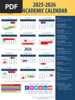 2026-2027 Academic Calendar Overview | PDF | Academic Term | Public Holiday