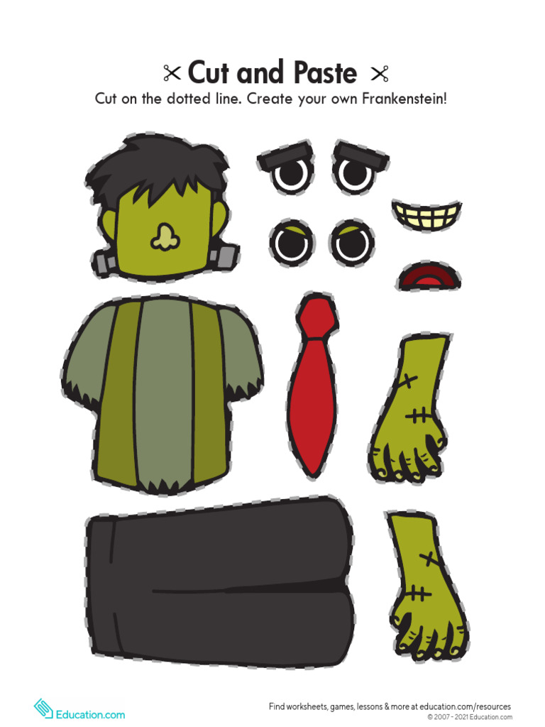 Create Your Own Frankenstein Craft | PDF