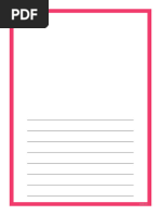 Multicoloured Page Borders Narrow Lined | PDF