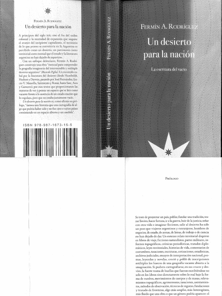 Un Desierto para La Nacion - Fermin Rodriguez | PDF