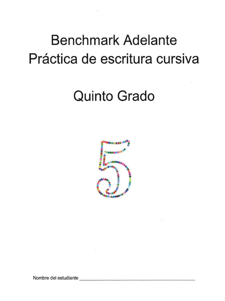Practica Escritura Cursiva (5to Grado) | PDF