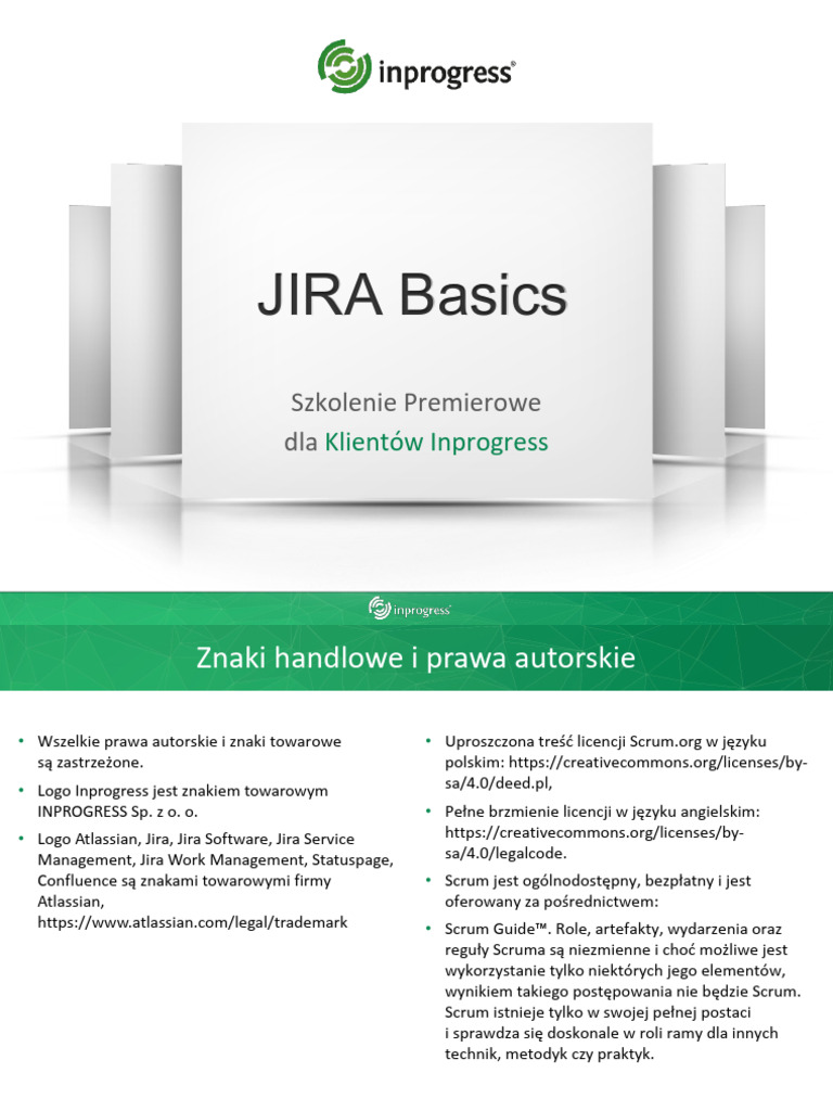 JIRA Basics v1.0 - Materiały Kursanta | PDF