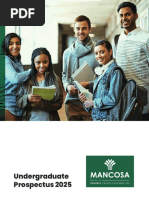 MANCOSA Postgraduate Prospectus 2025 | PDF | Entrepreneurship ...