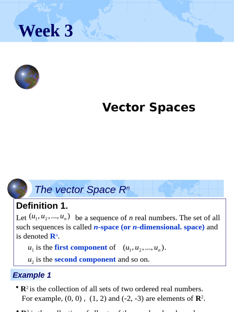 Vector Spaces (Subspaces and Linear Comb. | PDF | Linear Subspace | Vector Space