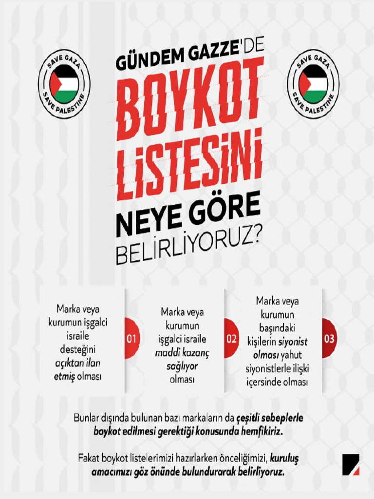 Boykot Listesi | PDF