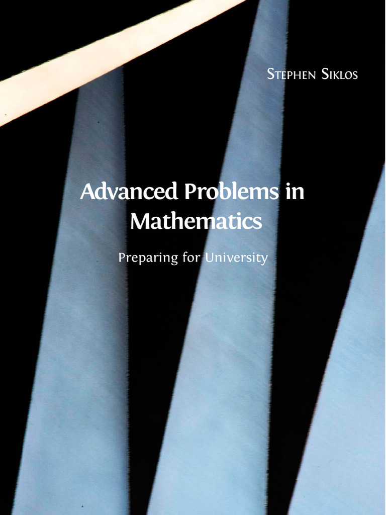 Advanced Problems Mathematics | PDF | Equations | Mathematics