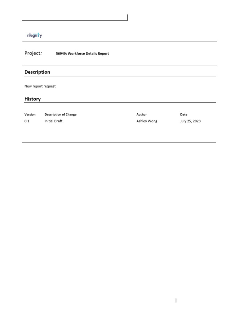 Workforce Details Report Overview | PDF | Business | Economies