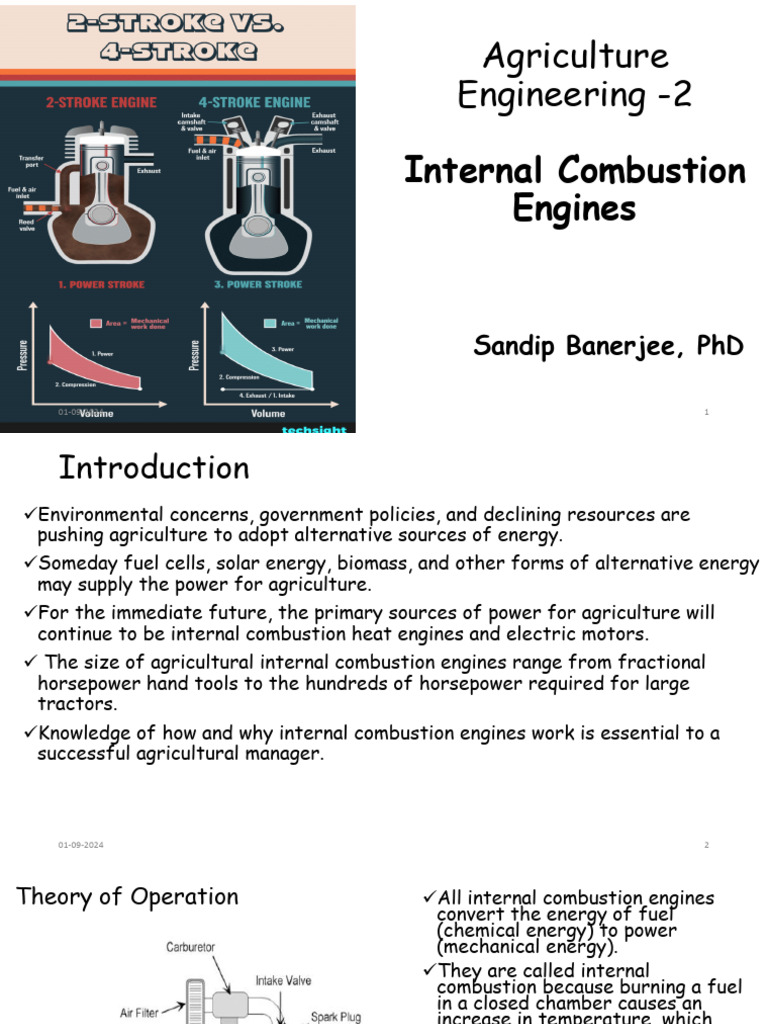Internal Combustion Engines in Agriculture | PDF | Internal Combustion ...