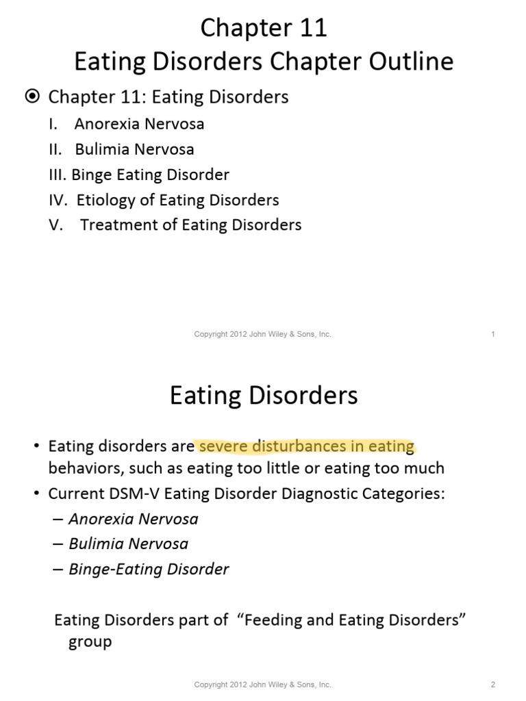Understanding Eating Disorders: Types & Treatment | PDF | Eating ...