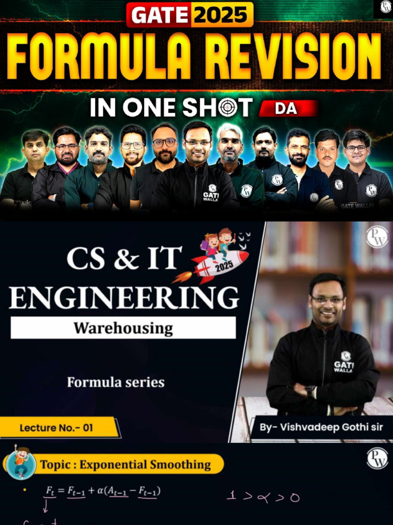 Formula Revision Series Class Notes | PDF