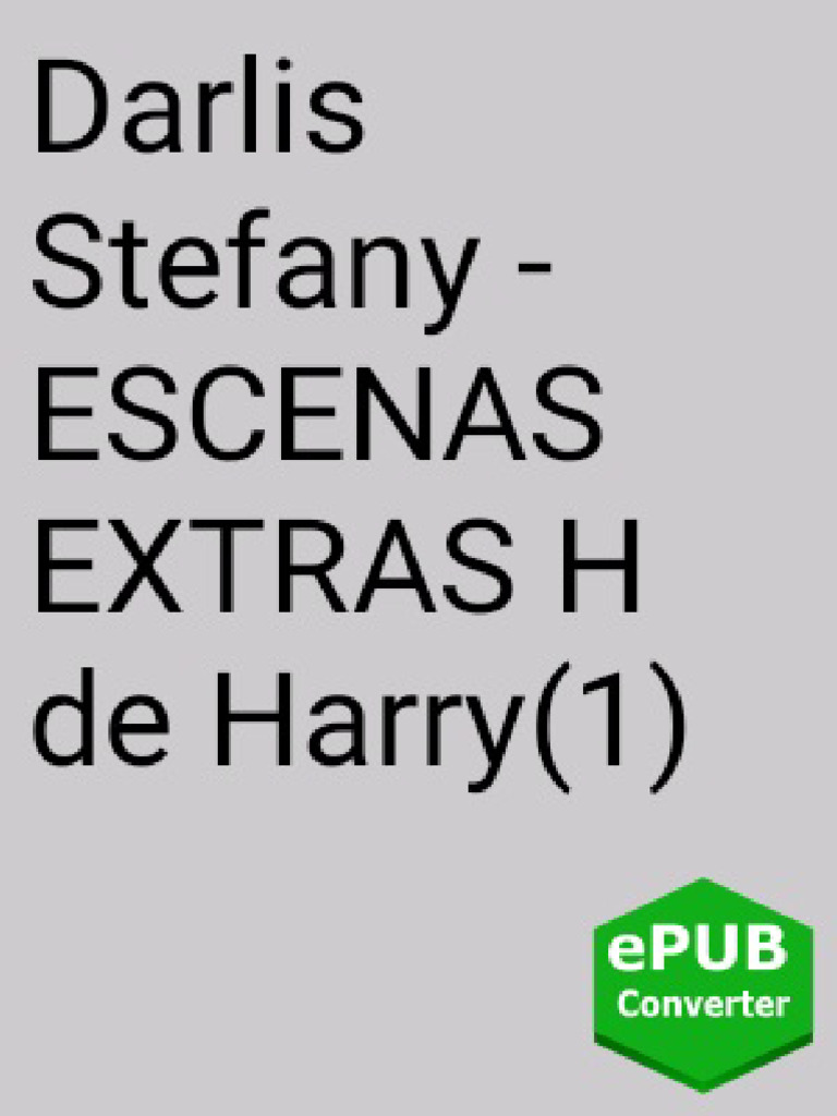 1.5. Escenas Extras de H de Harry | PDF | Dexter Morgan | Amor