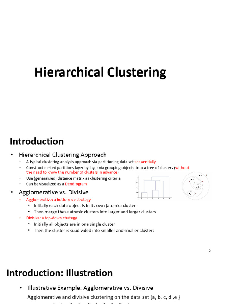 Hierarchical Clustering | PDF | Cluster Analysis | Machine Learning