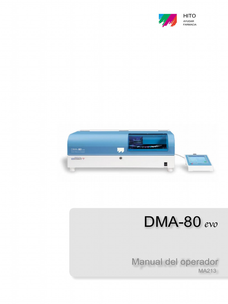 DMA-80 Evo User Manual-part-1 (1) | PDF | Enchufes y tomas de corriente ...