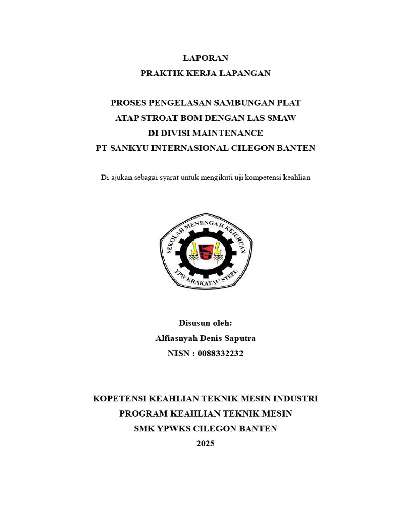 Laporan LAS SMAW-2 | PDF