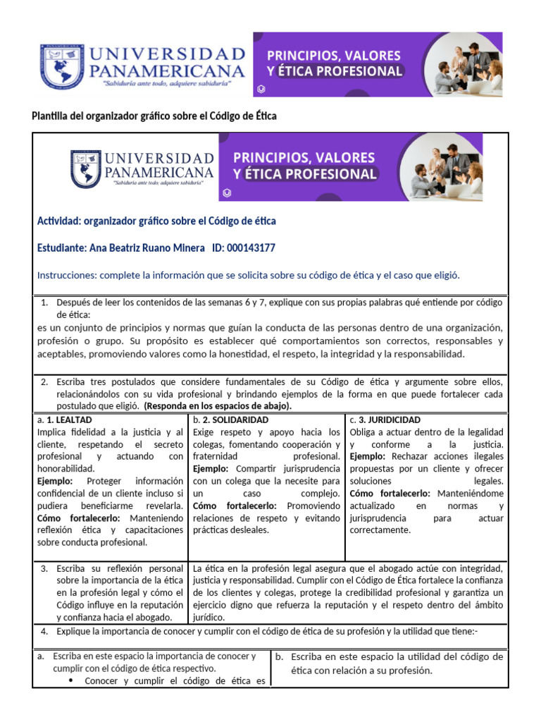 Ana Ruano Código de Ética 31 08 2025 | PDF | Justicia | Crimen y violencia